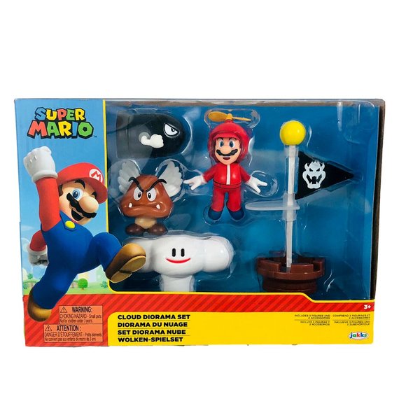 Jakks Pacific | Toys | Super Mario Action Figure Playset Cloud Diorama ...